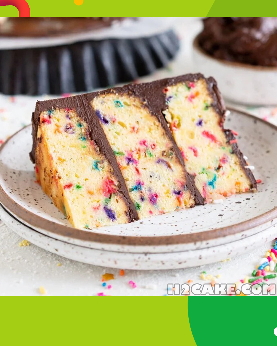 Irresistible Chocolate Funfetti Cake - H2Cake