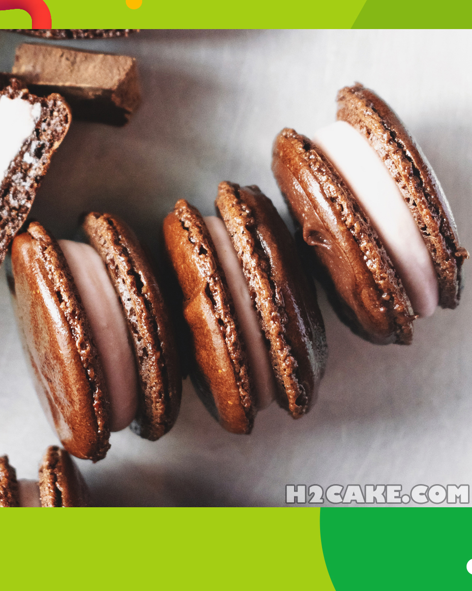 Black Forest Macarons Indulgence - H2Cake