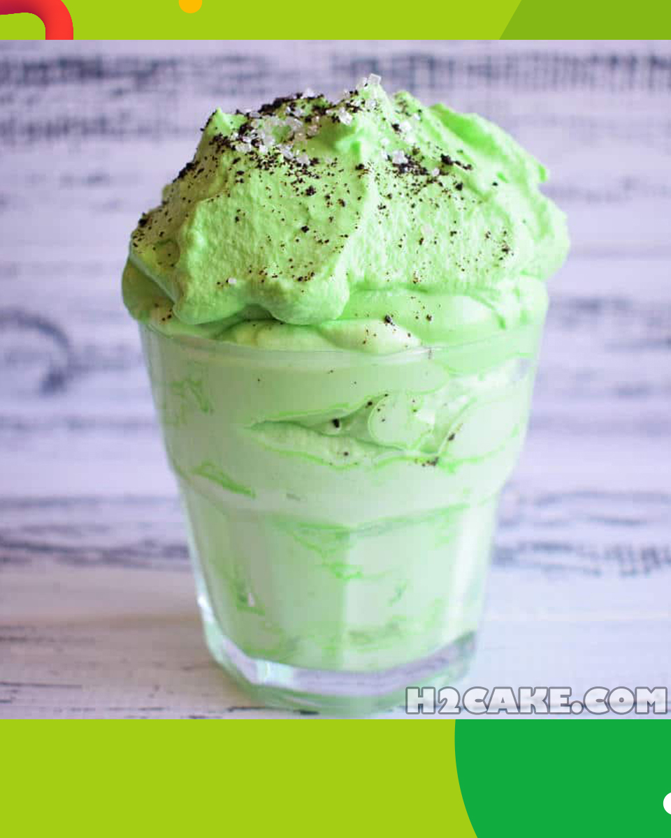 Refreshing Mint Whipped Cream - H2Cake