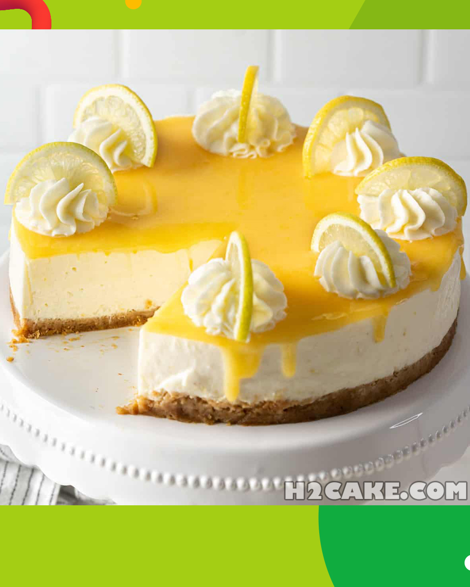 Lemon Cream Cheese Cake Delight - H2Cake
