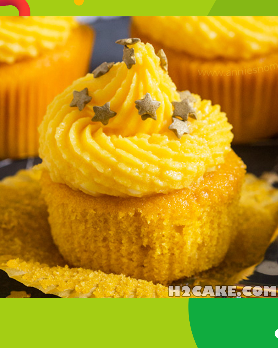 Exotic Mango Cupcakes - H2Cake