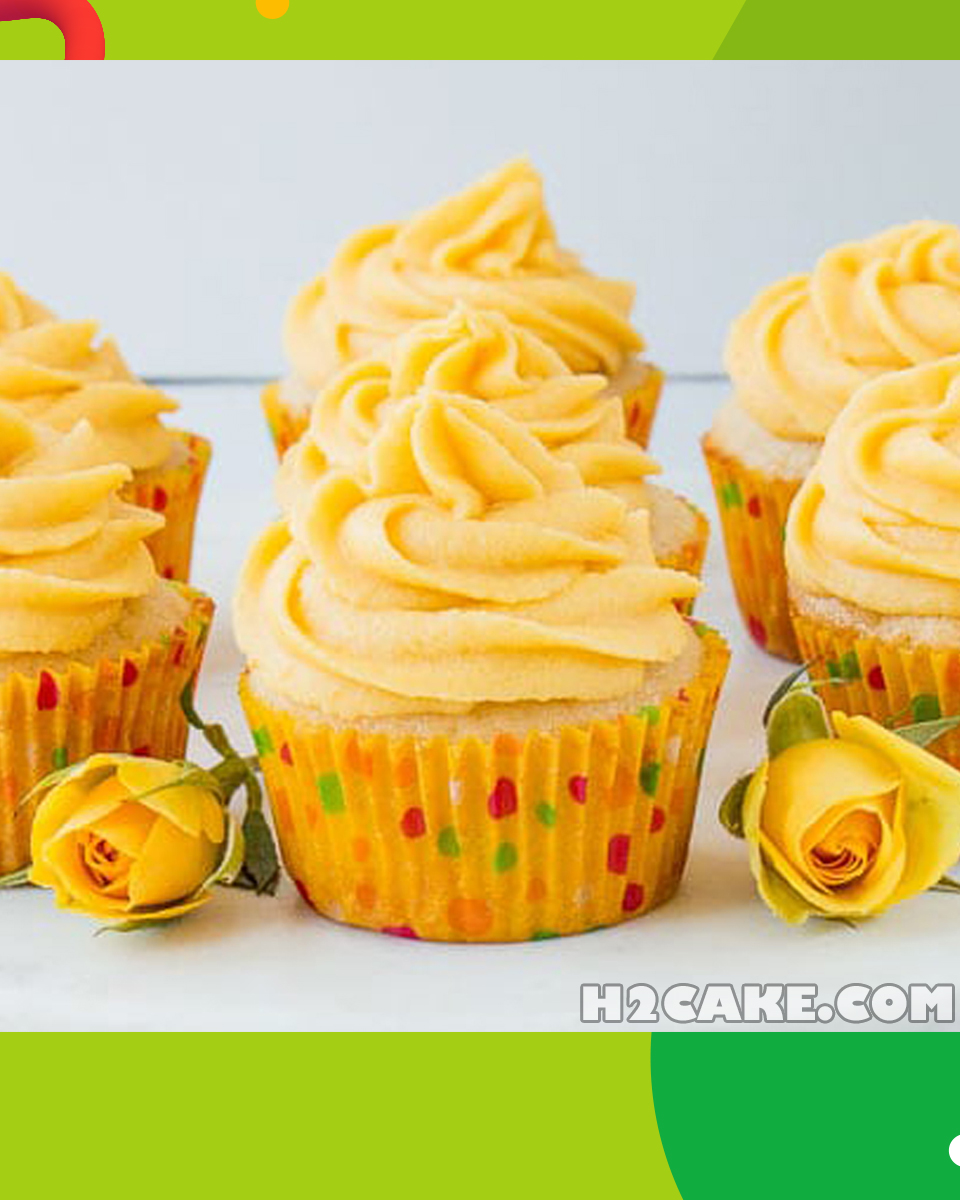 Exotic Mango Cupcakes - H2Cake