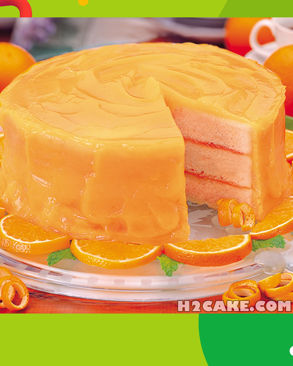 The Perfect Orange Cake - H2Cake