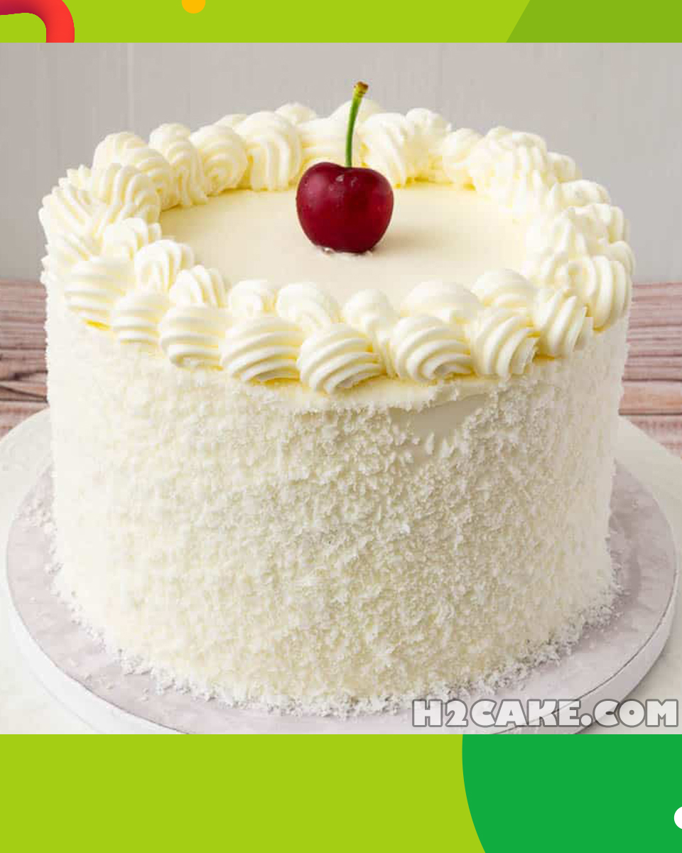 Pure Bliss White Cake - H2Cake