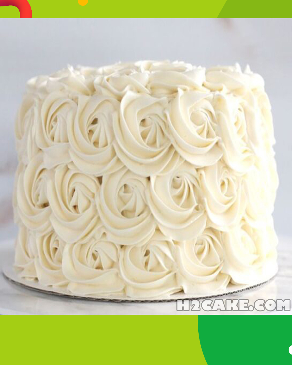 Pure Bliss White Cake - H2Cake